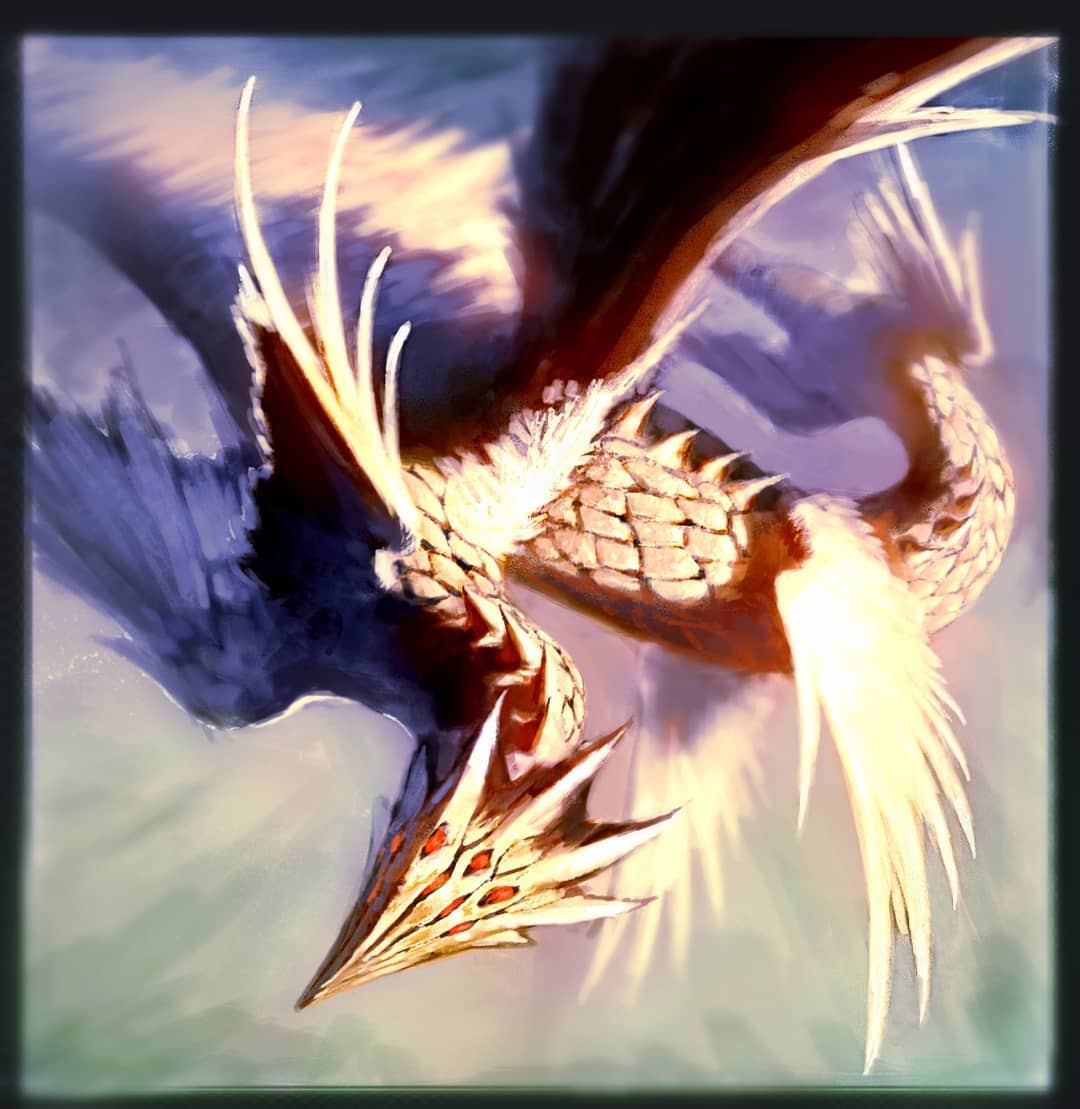 Seraph Dragon - In the original Bible the Seraphim were described as fiery flying serpents with ...