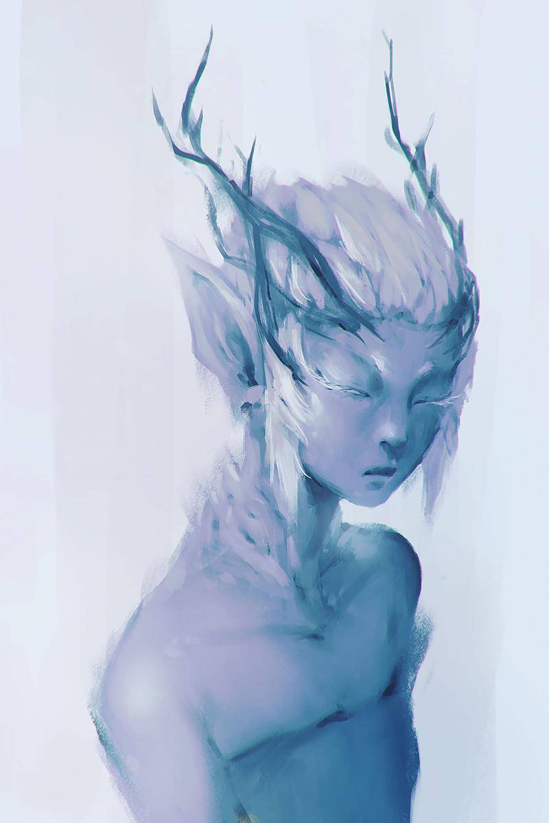 Serenity, my fairy dark elf | Scrolller