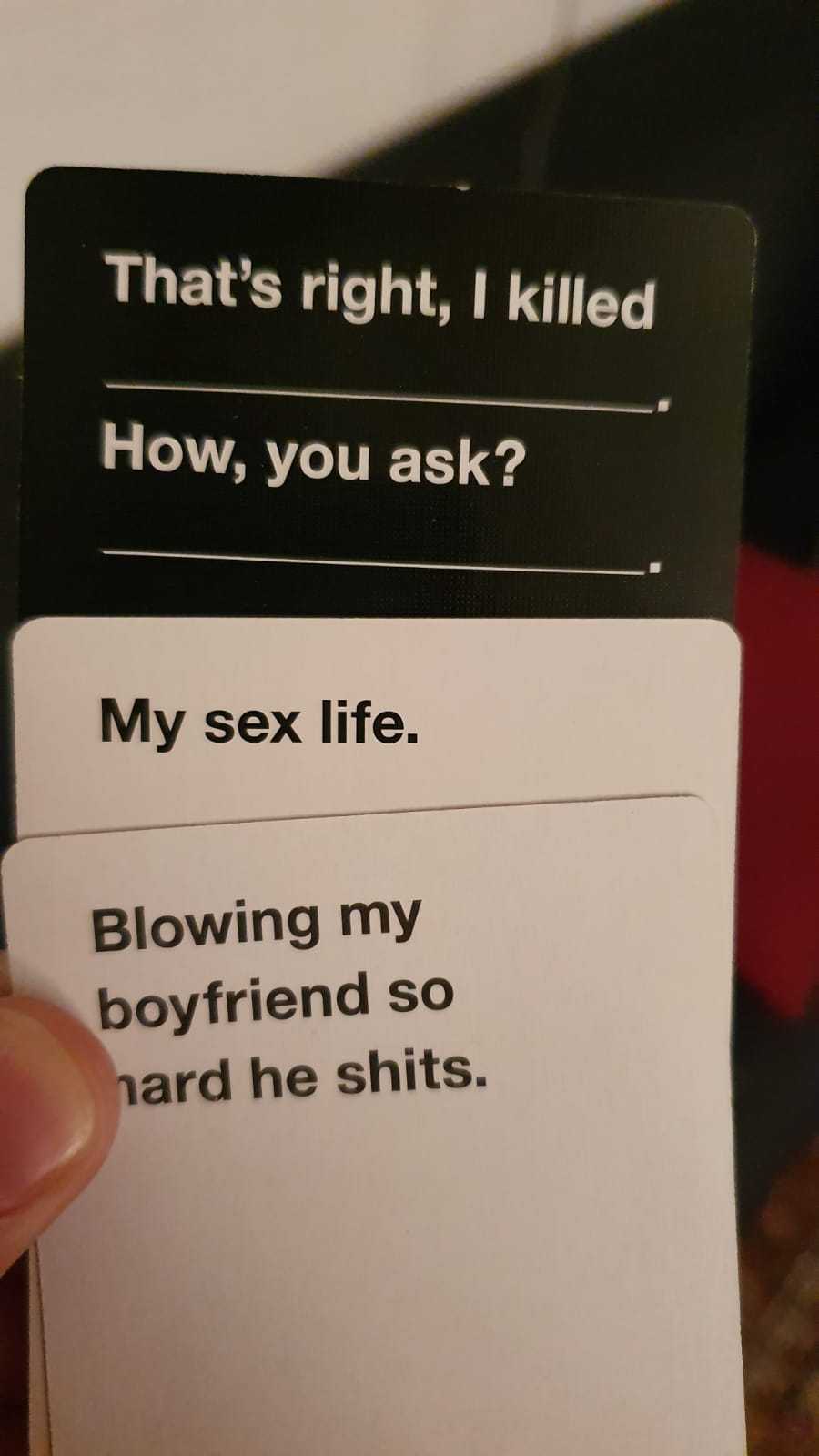 Sex cards always win | Scrolller