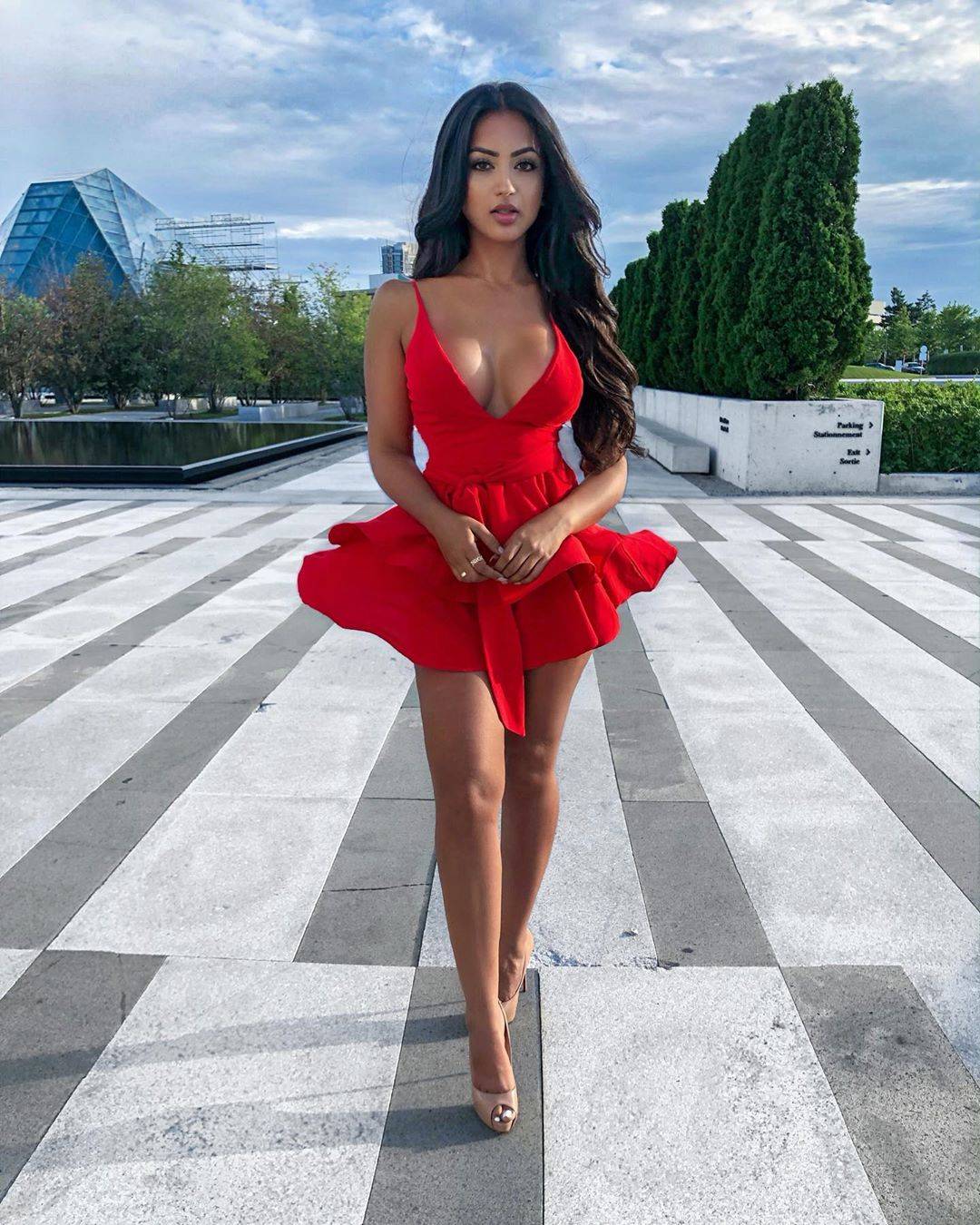 Sexy Girl In The Red | Scrolller