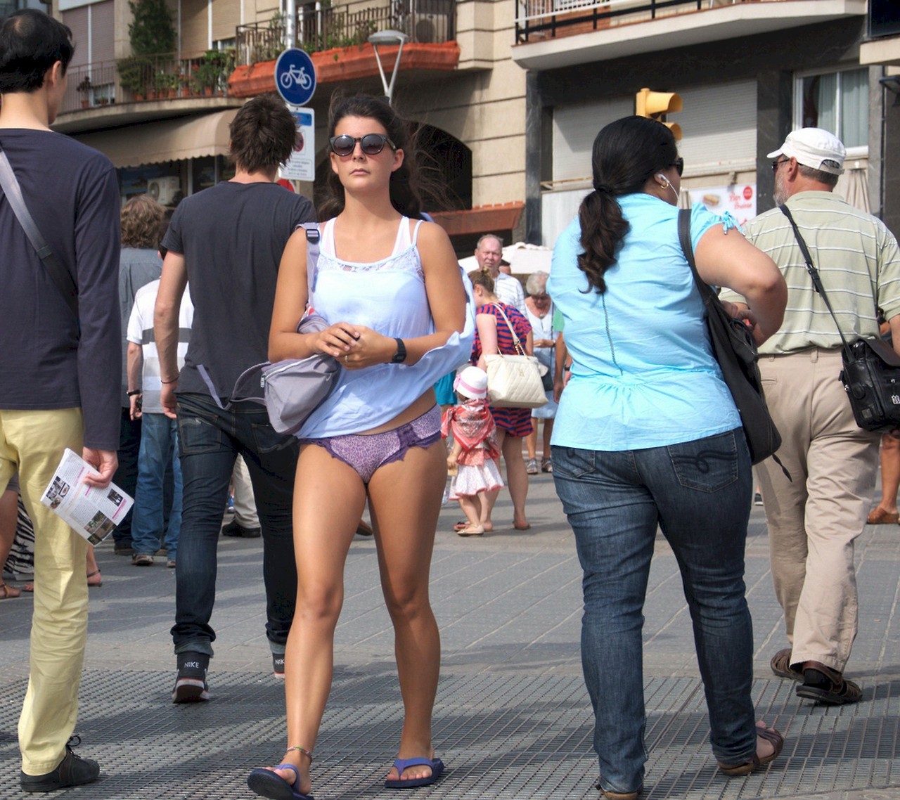 Sexy purple panty mound | Scrolller