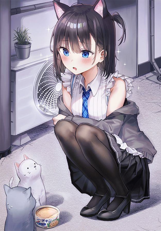 Hungry Neko [Original] | Scrolller