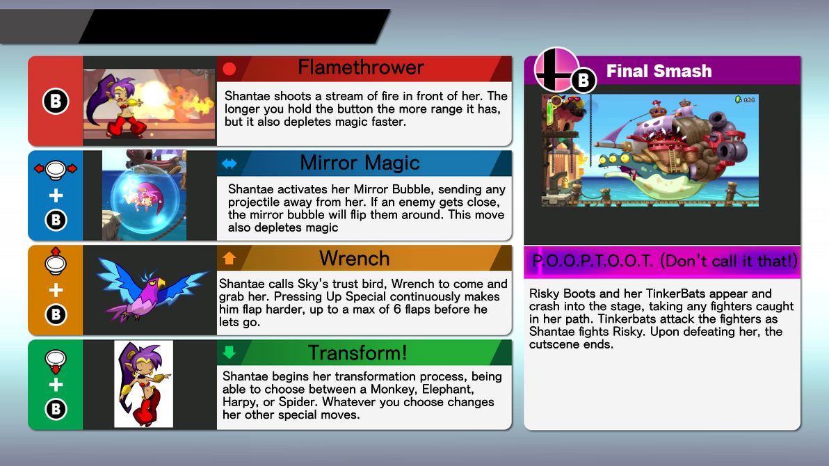Shantae Moveset Idea | Scrolller