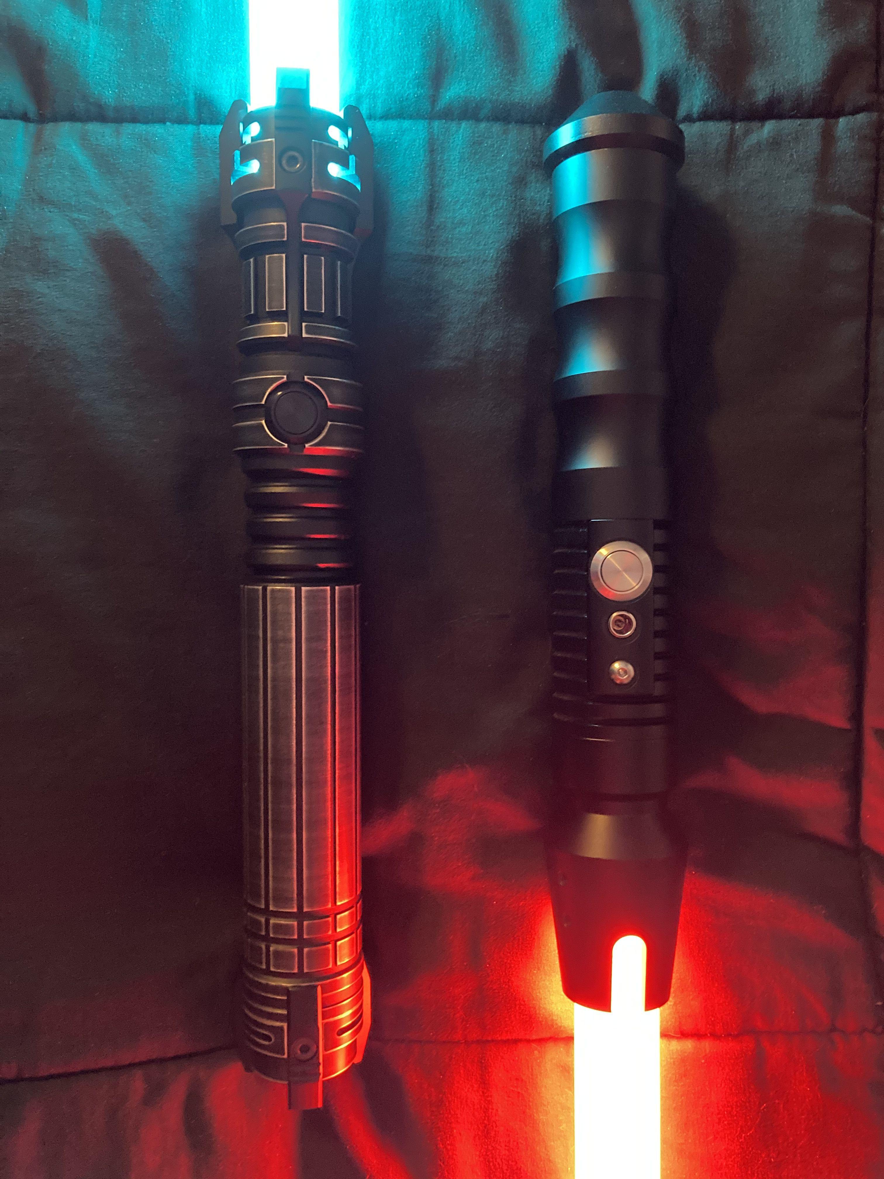 Sharing a picture of my two custom sabers | Scrolller
