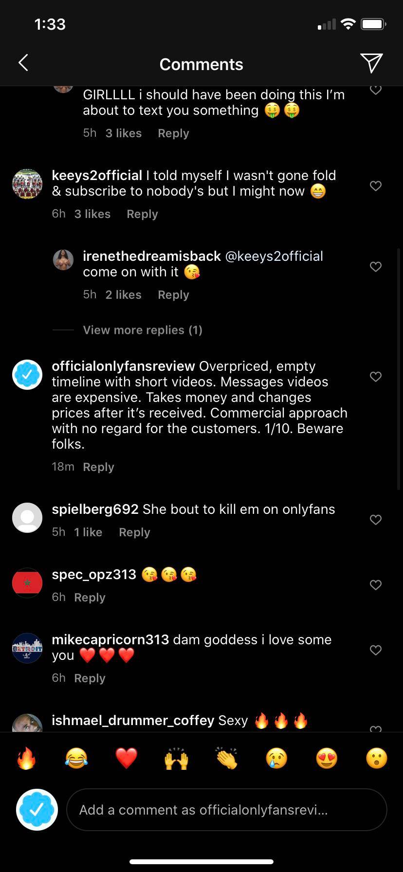 She blocked me for this comment. Why do that if you had an HONEST onlyfans !? | Scrolller