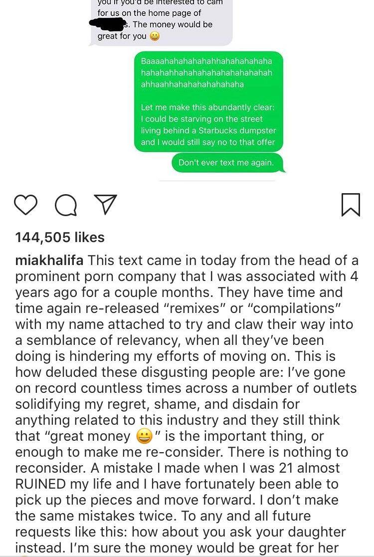 She gets all high and mighty for someone who got famous for sucking cocks | Scrolller