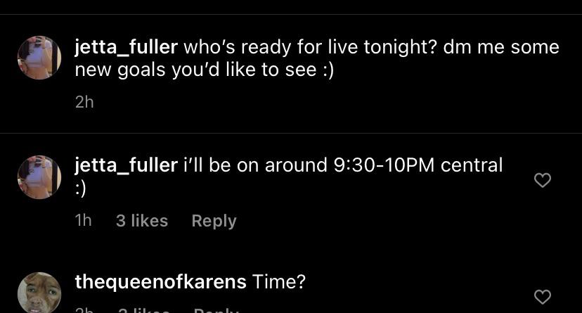 Where She Going Live Scrolller