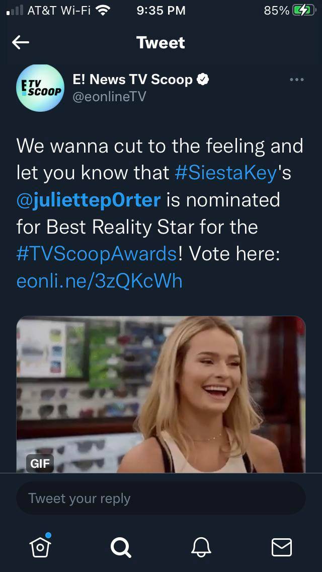 She was nominated for this award too! Exciting! | Scrolller