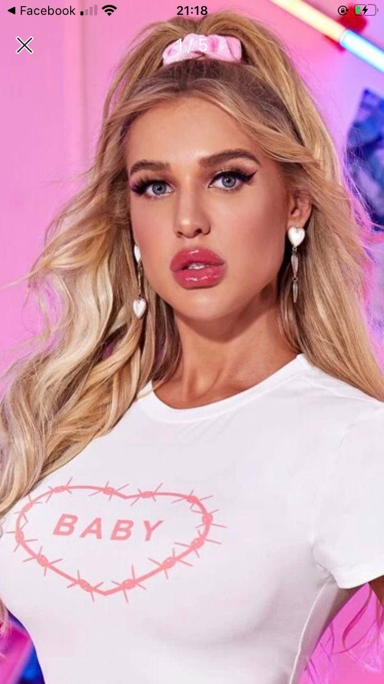 SHEIN model (face not blurred as model). Not as bad as some on here but can she even close those ...