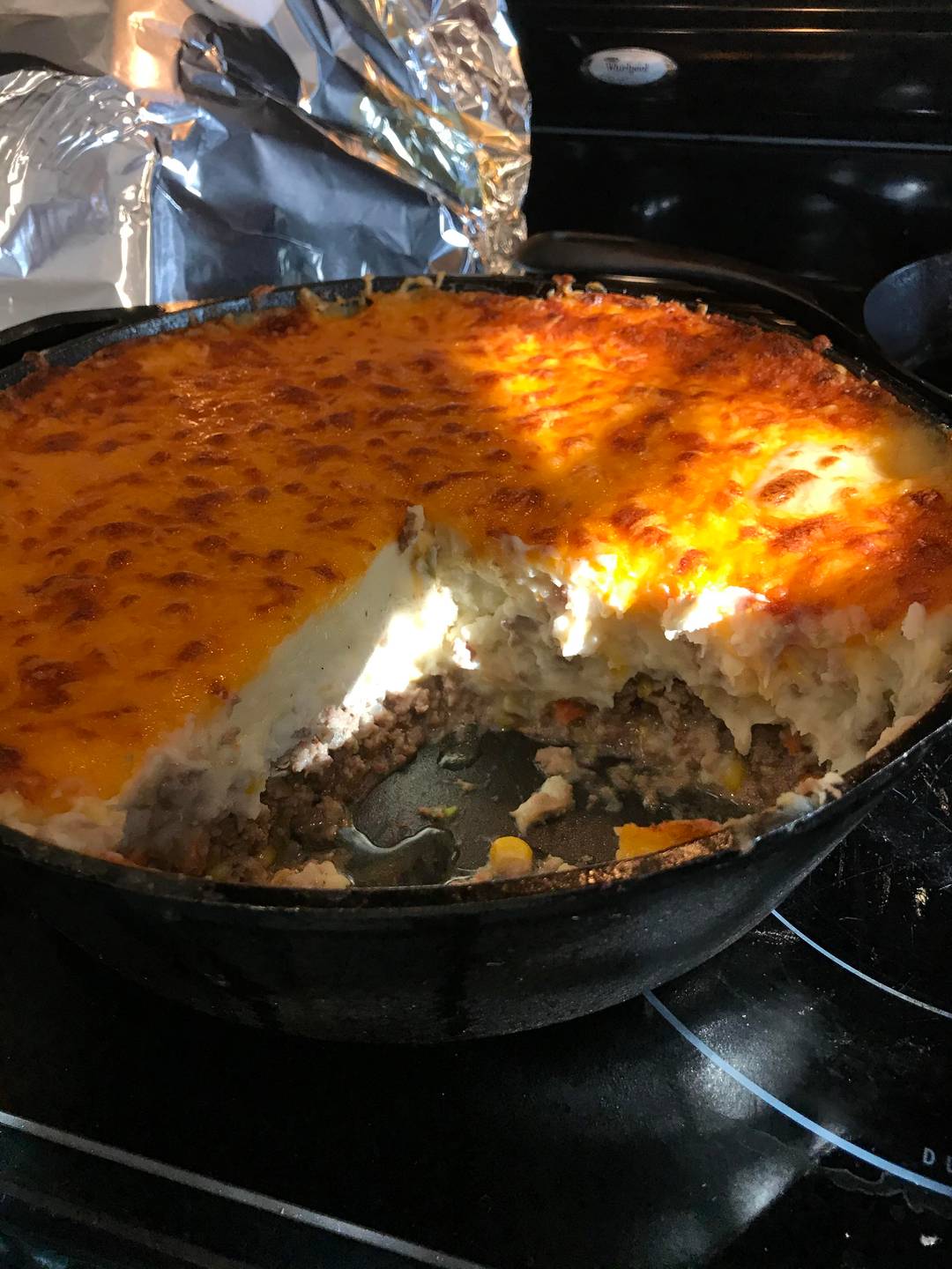 Shepherd’s Pie in the high-walled 12” CI | Scrolller