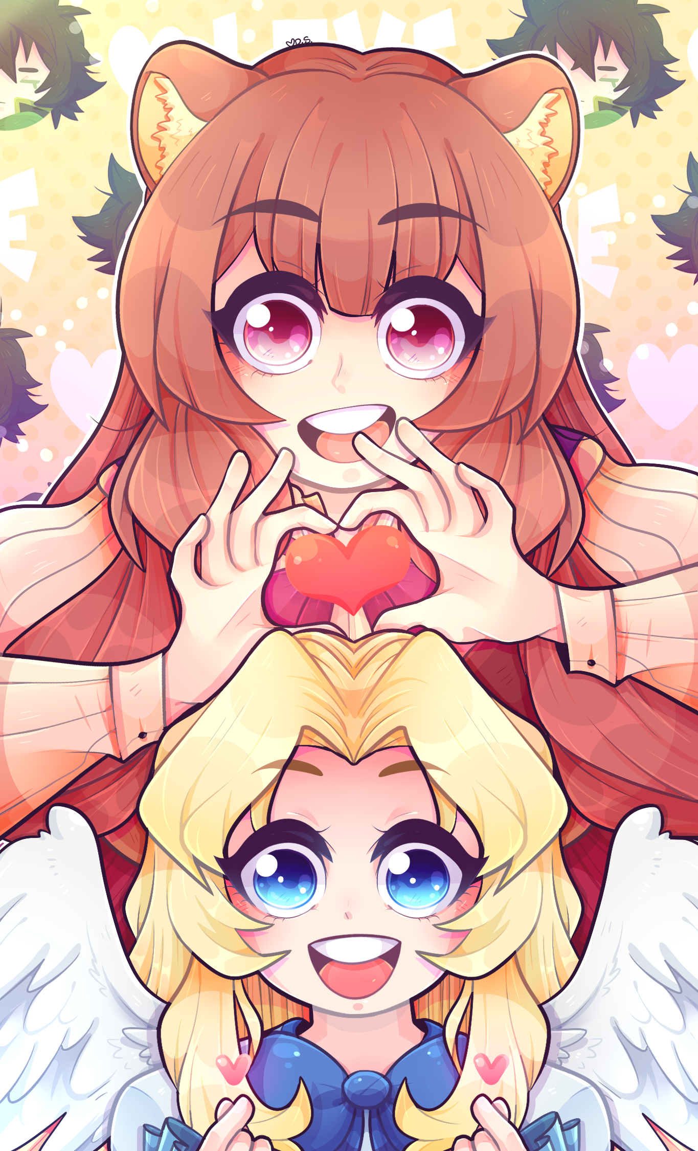 Shield Girls! (Fanart by me) ~Love Them Both | Scrolller