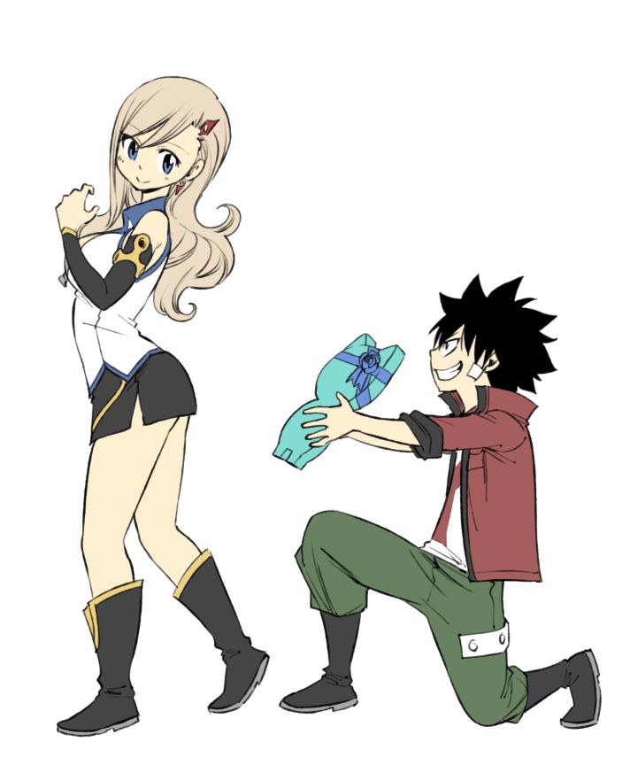 Shiki & Rebecca Illustration | Hiro Mashima | Scrolller