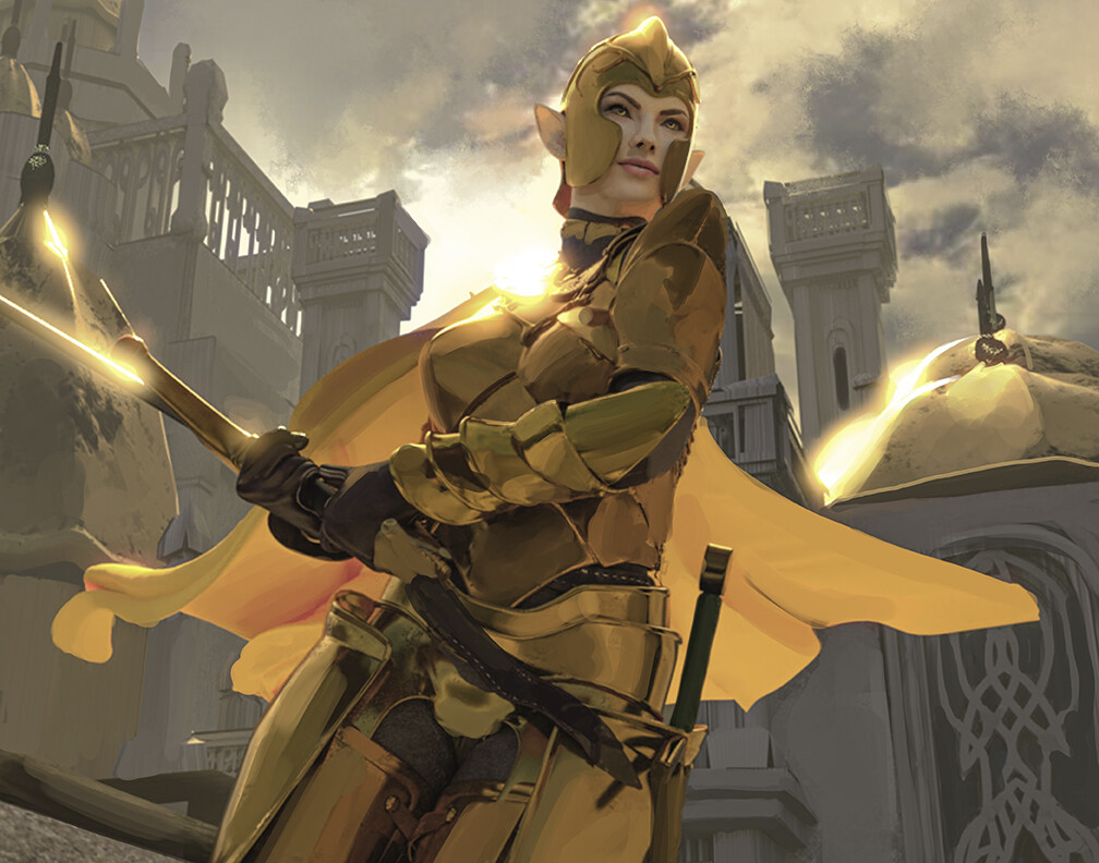 Shimmering Knight by Sam Kanios | Scrolller