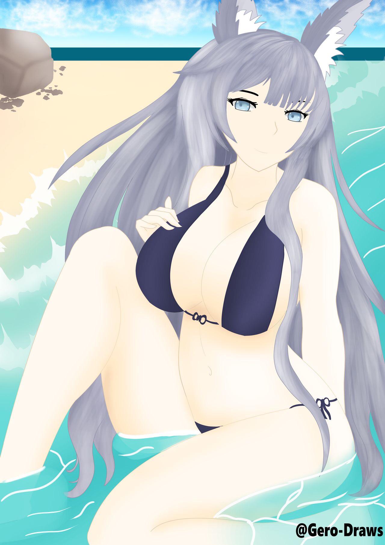 Shinano at the Beach [Azur Lane] | Scrolller