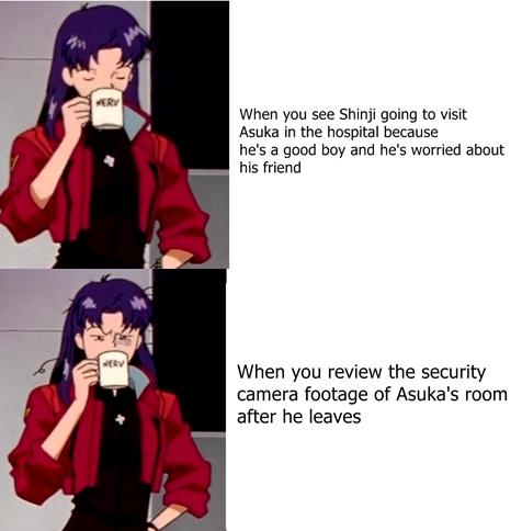 Shinji has some explaining to do | Scrolller