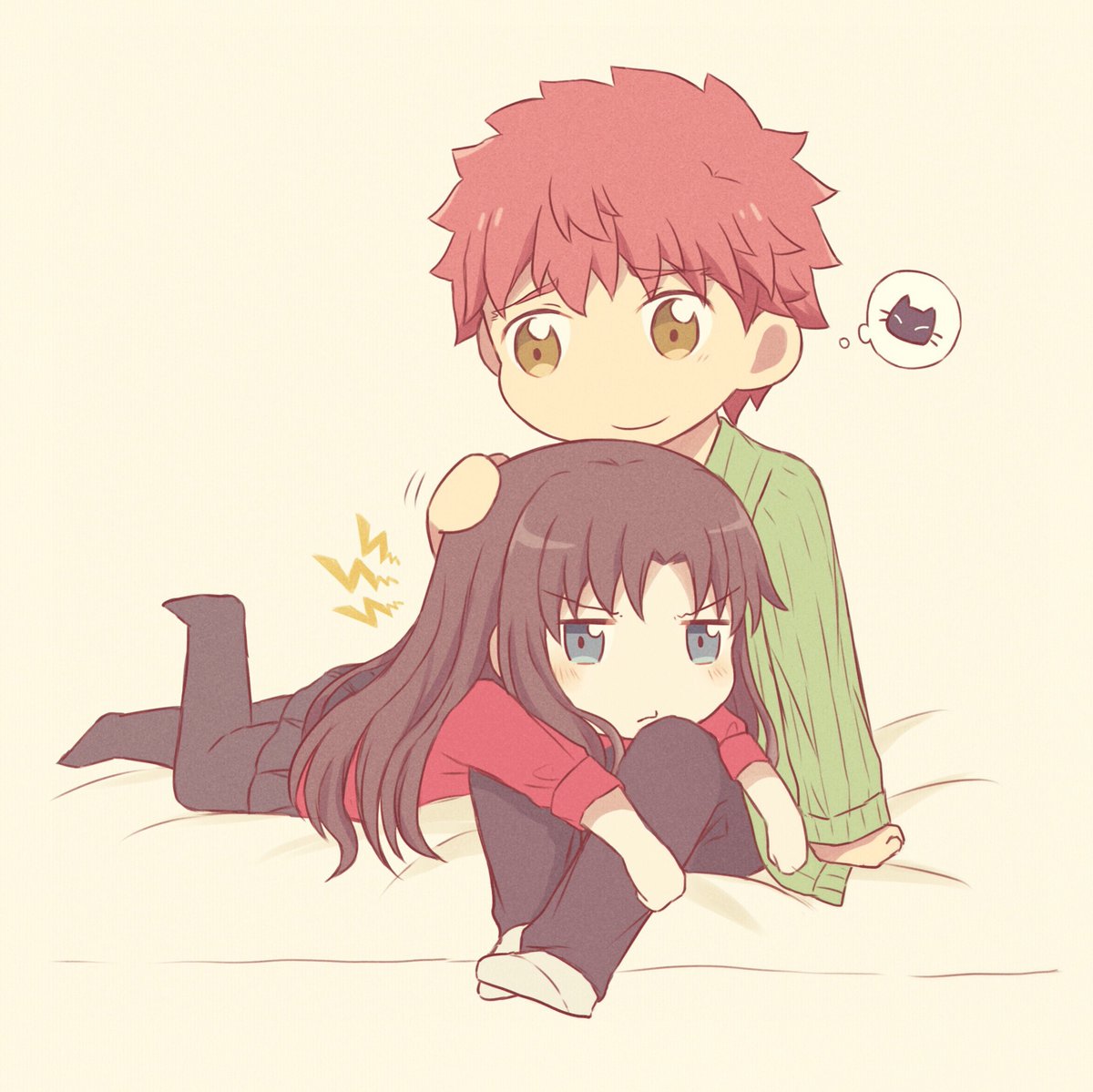 Shirou Giving Rin A Headpat | Scrolller