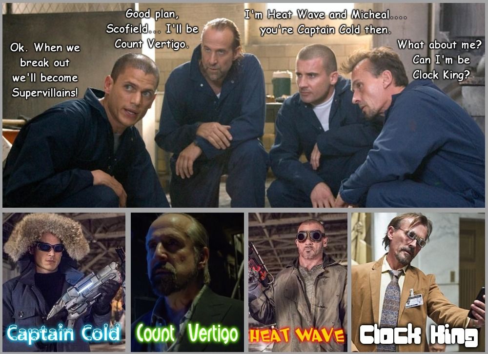[Shitpost] Arrowverse villains = Prison Break???? | Scrolller