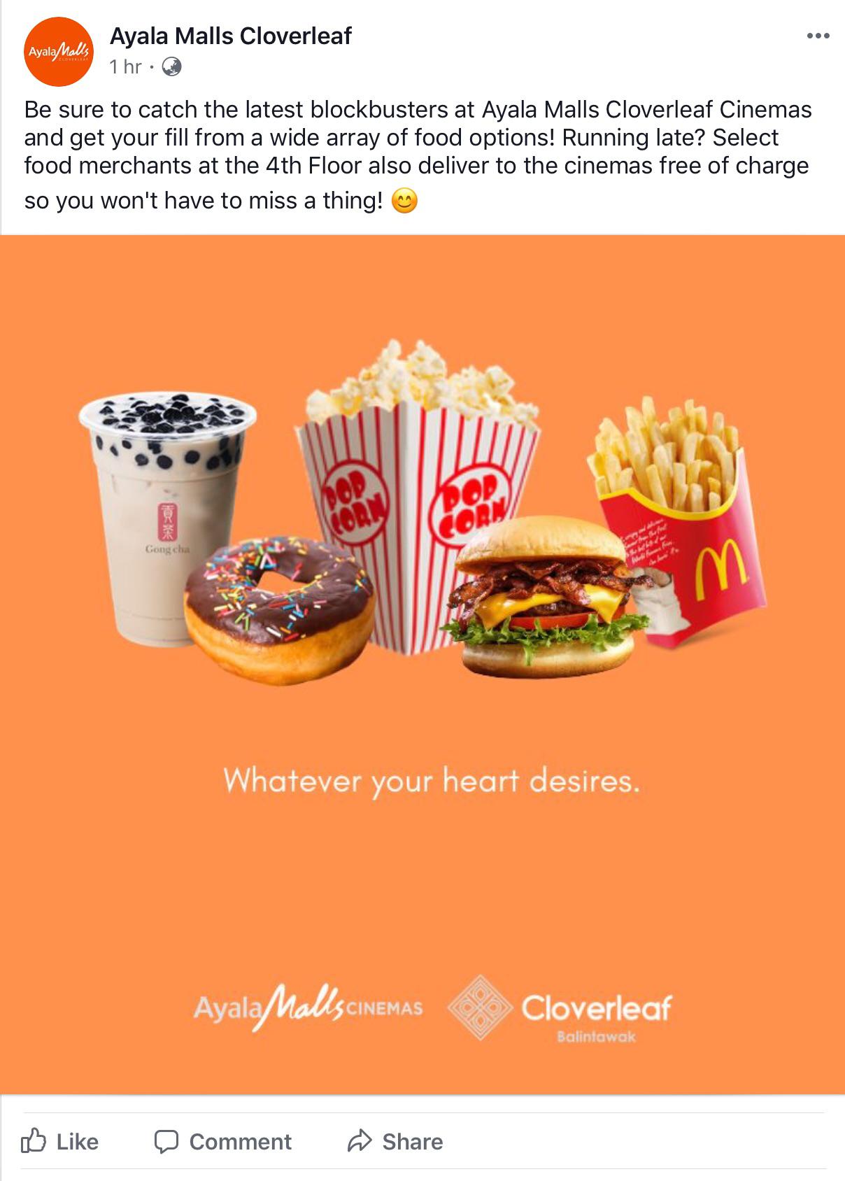 Shots fired! Ayala Malls throws shade at SM Cinema. | Scrolller