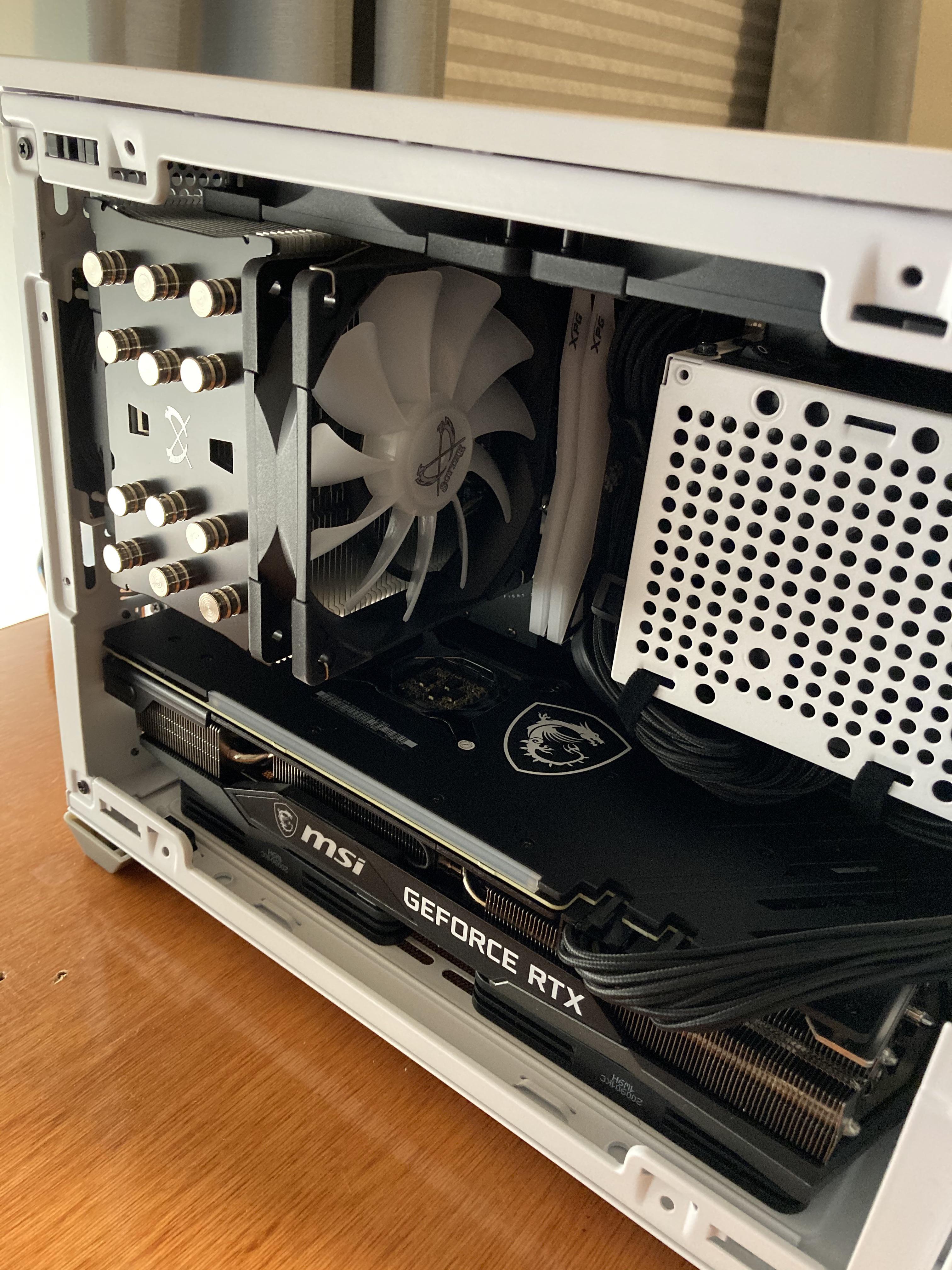 Should I flip around the cpu cooler fan (and case fan behind heatsink) so it’s intaking from the ...