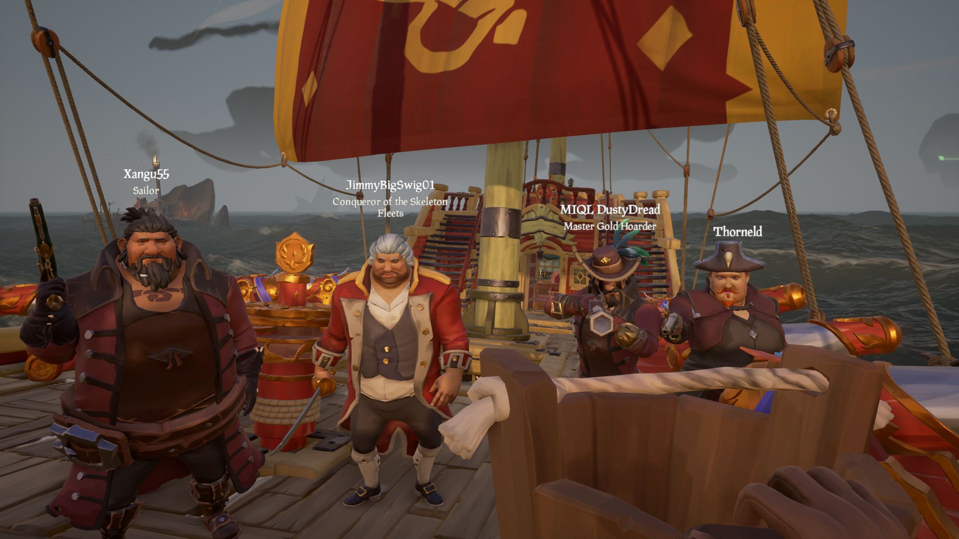 Shout out to these 4 guys who sank my ship and kept me as a hostage on their ship | Scrolller