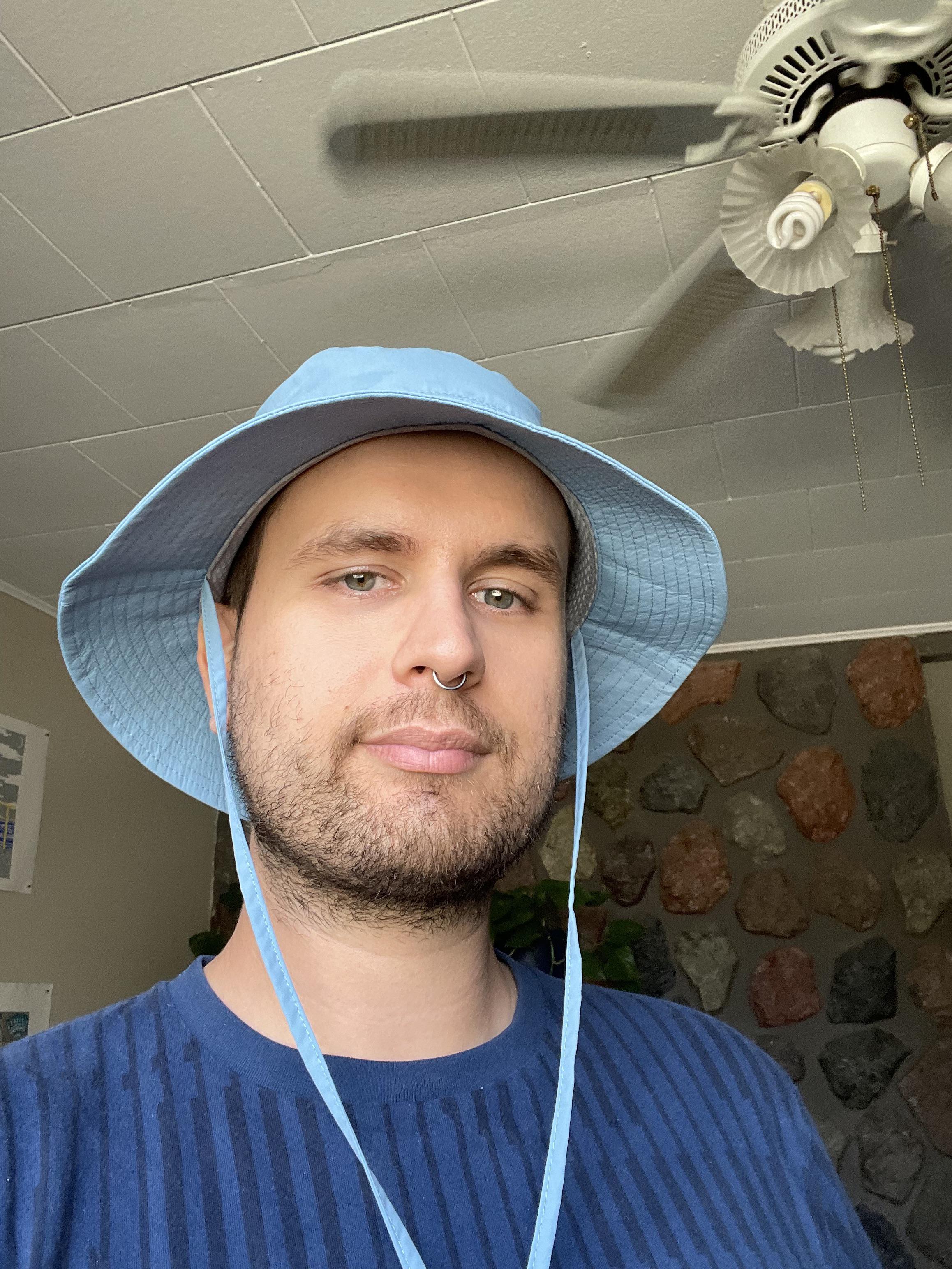 Showing off my cute hat haha | Scrolller