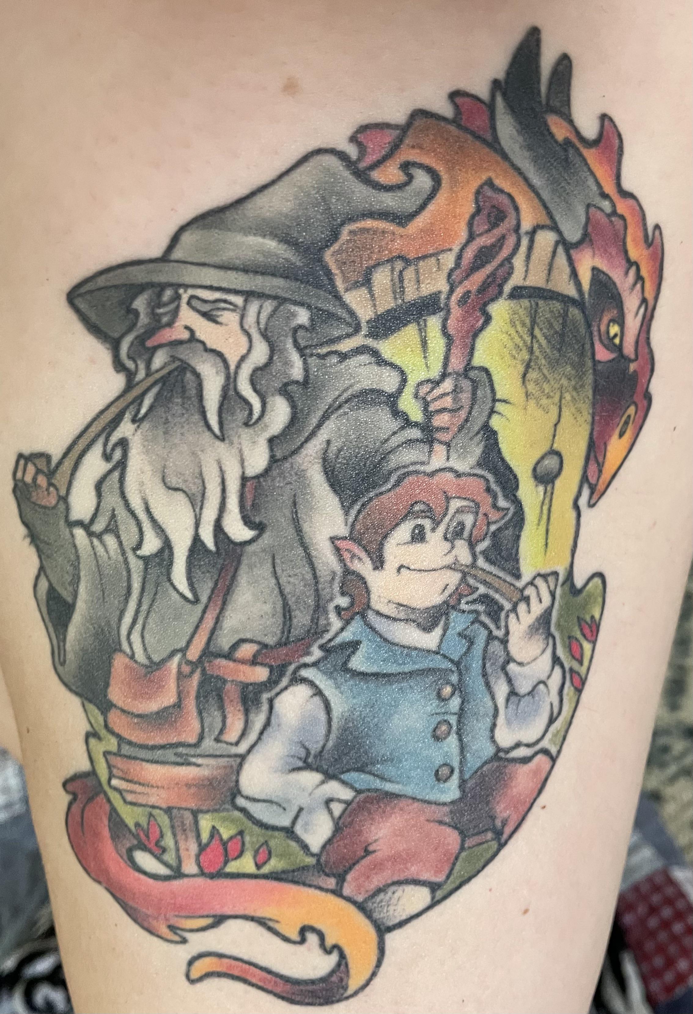 Showing off my finally healed Hobbit tattoo! | Scrolller