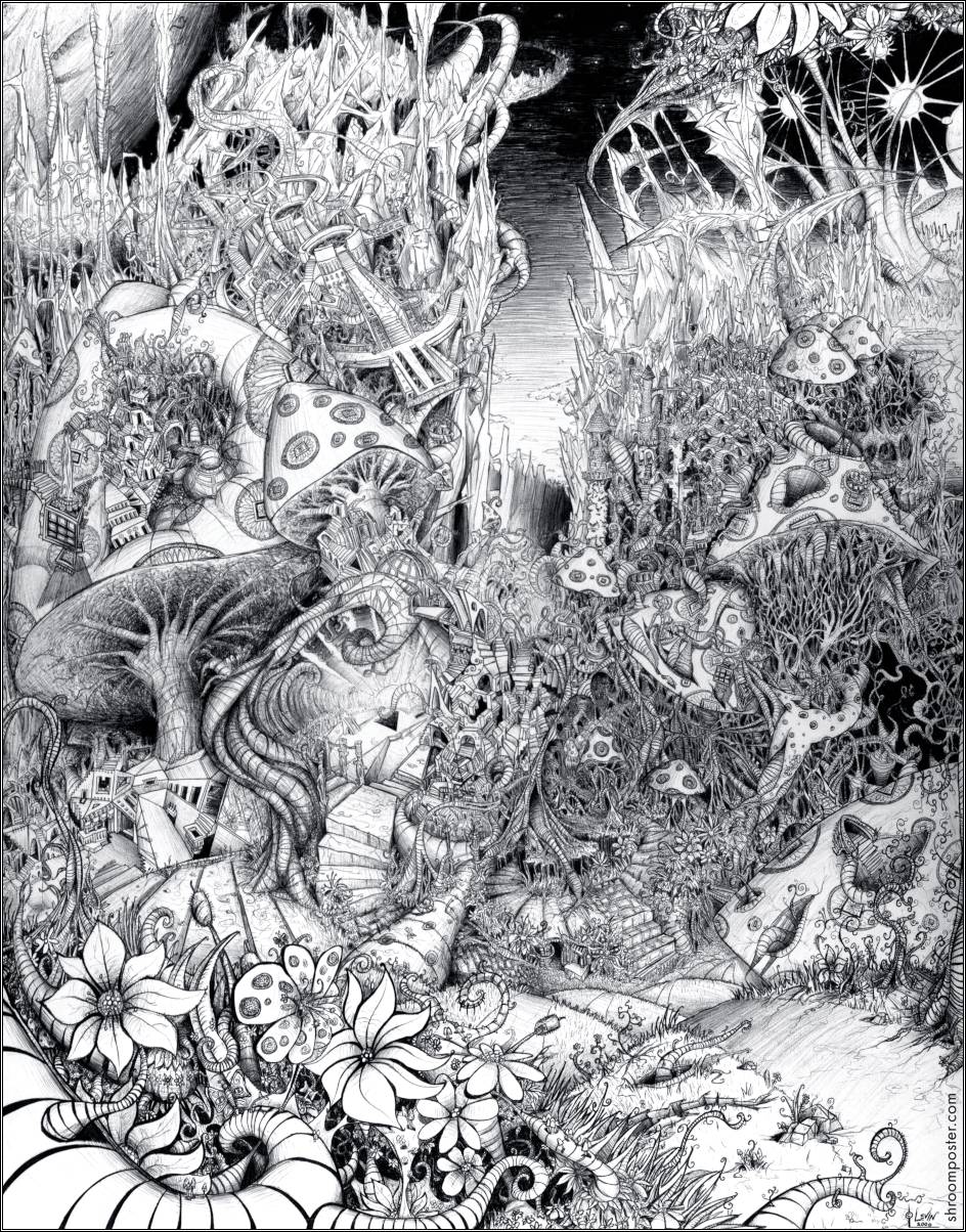 Psychedelic Landscape | Scrolller