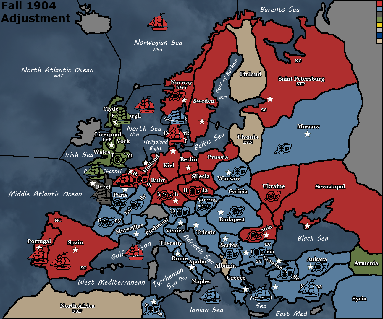 Shuffle Game #2 - Thoughts? [End of Build Phase, Fall 1904] | Scrolller