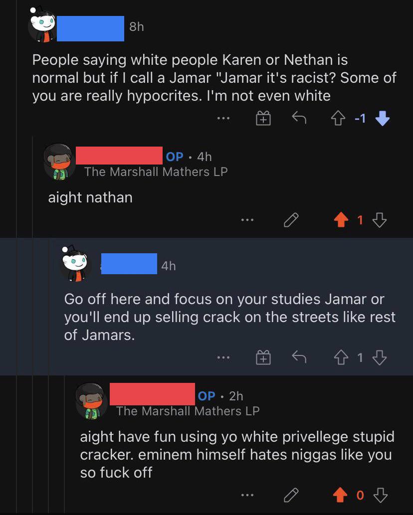 Shut up Nathan you stupid racist cracker | Scrolller