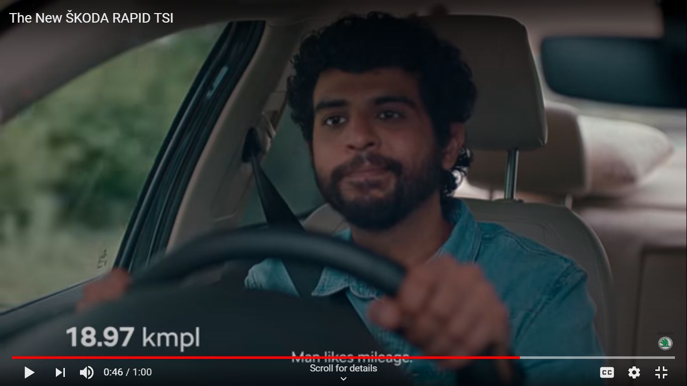 Shwetabh acted in a SKODA Advert and we didn't even notice | Scrolller