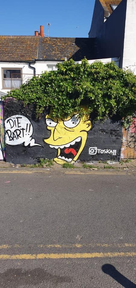 Sideshow bob spotted in Brighton | Scrolller