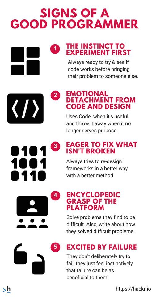 Signs of A Good Programmer | Scrolller