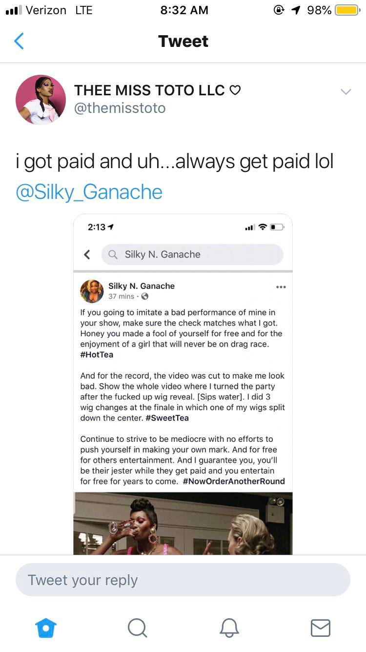 Silky comes for Miss Toto after she recreated Silky’s failed wig reveal performance | Scrolller