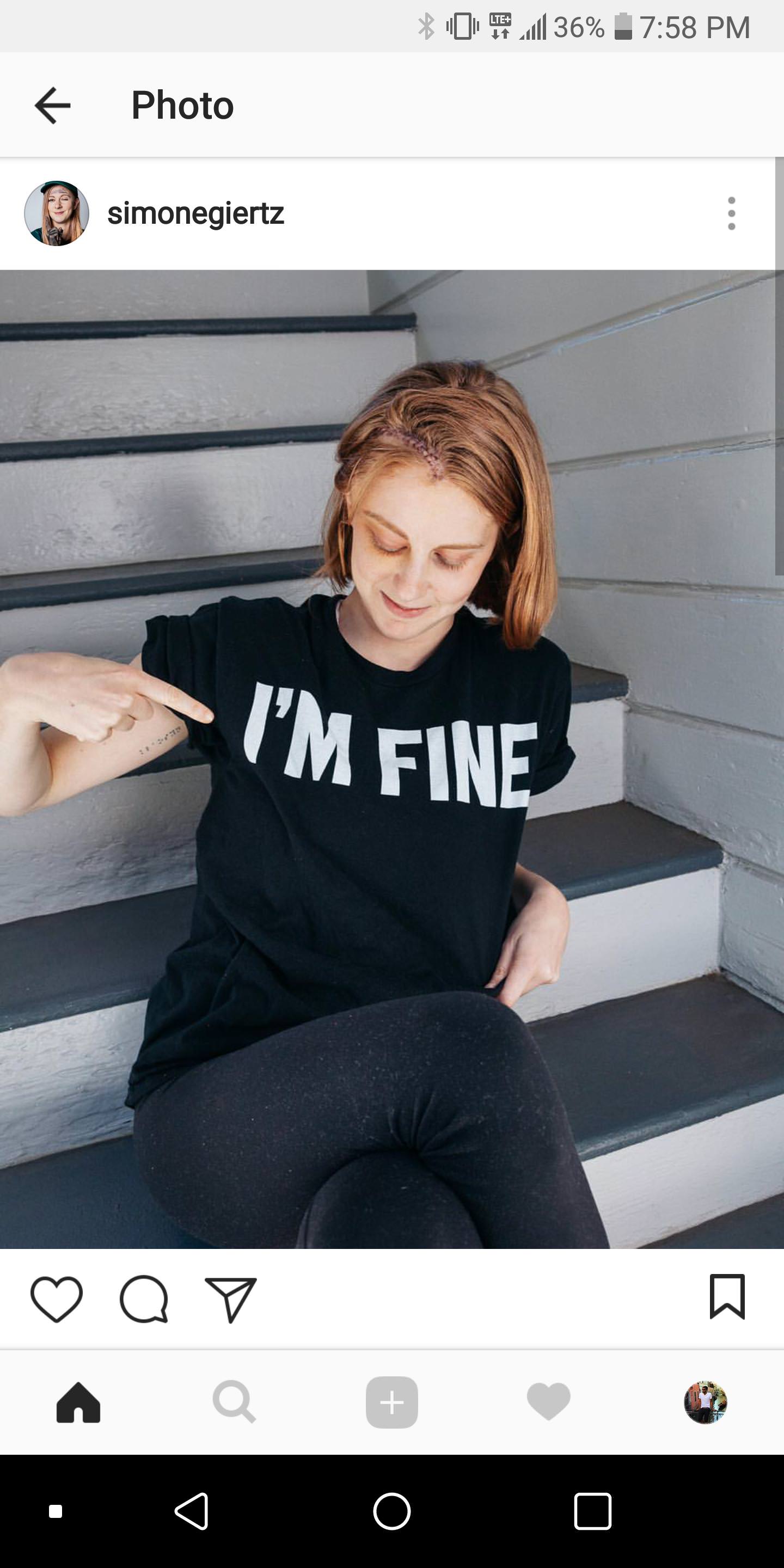 Simone's fine :) | Scrolller