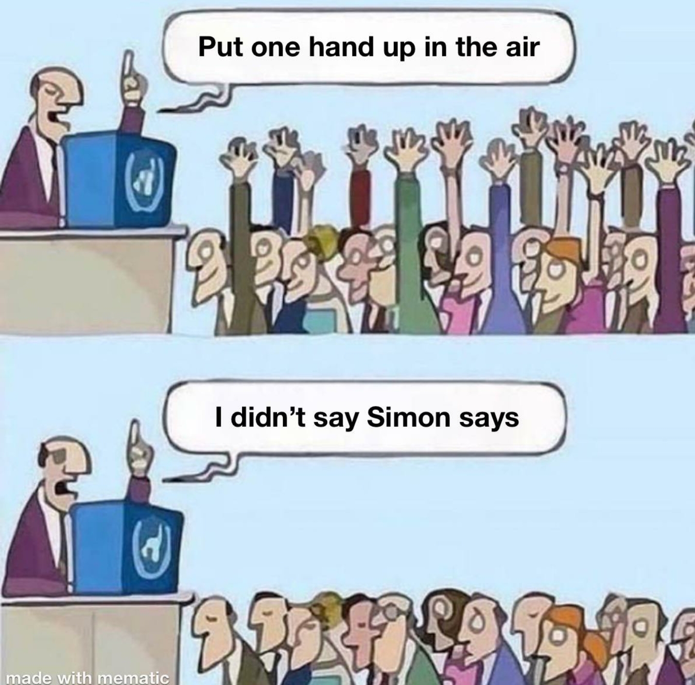 Simon's rule. | Scrolller