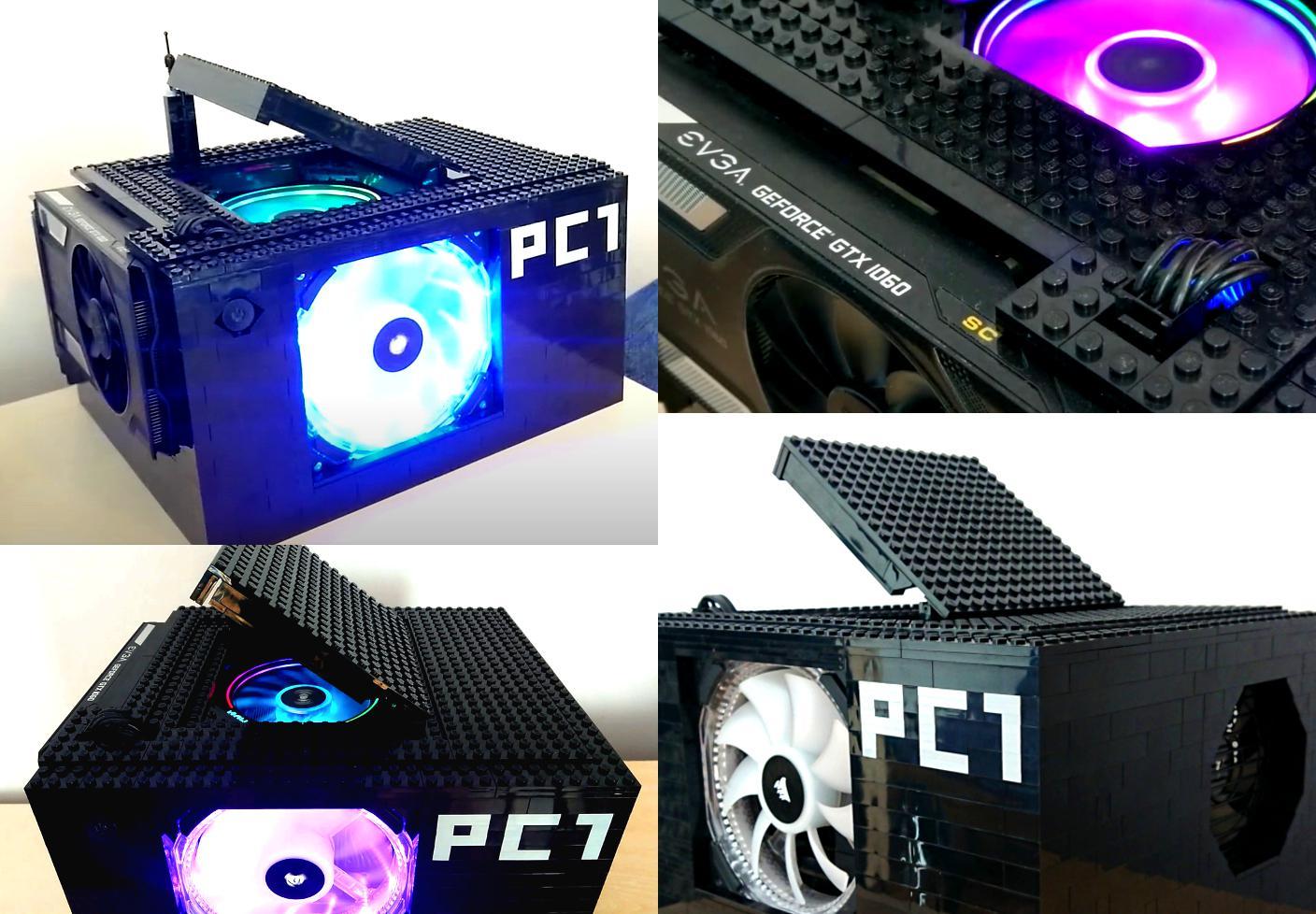 Simple LEGO mini-ITX PC case | Scrolller