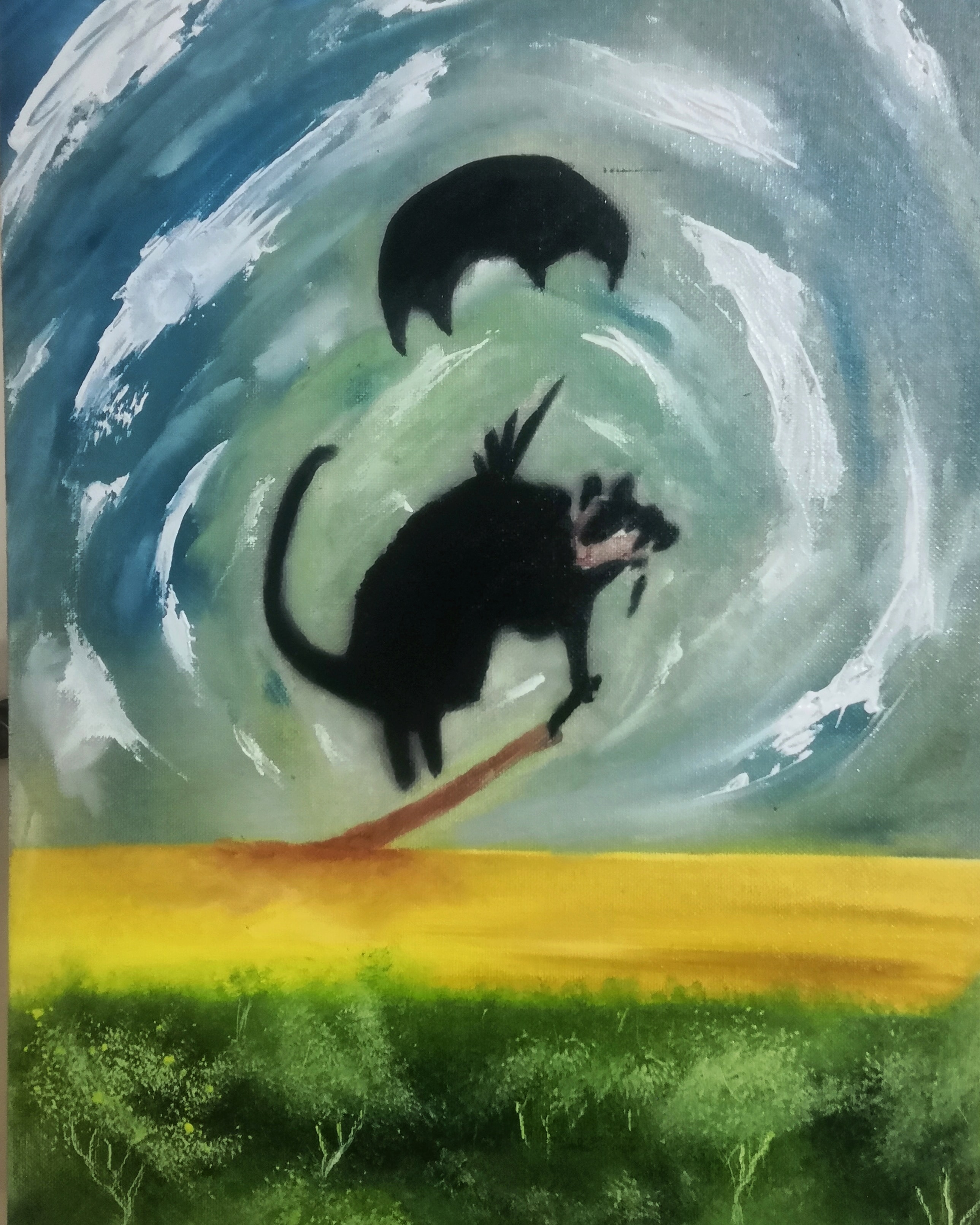 Simply Flow, Me, Oil on Canvas, 2020 | Scrolller