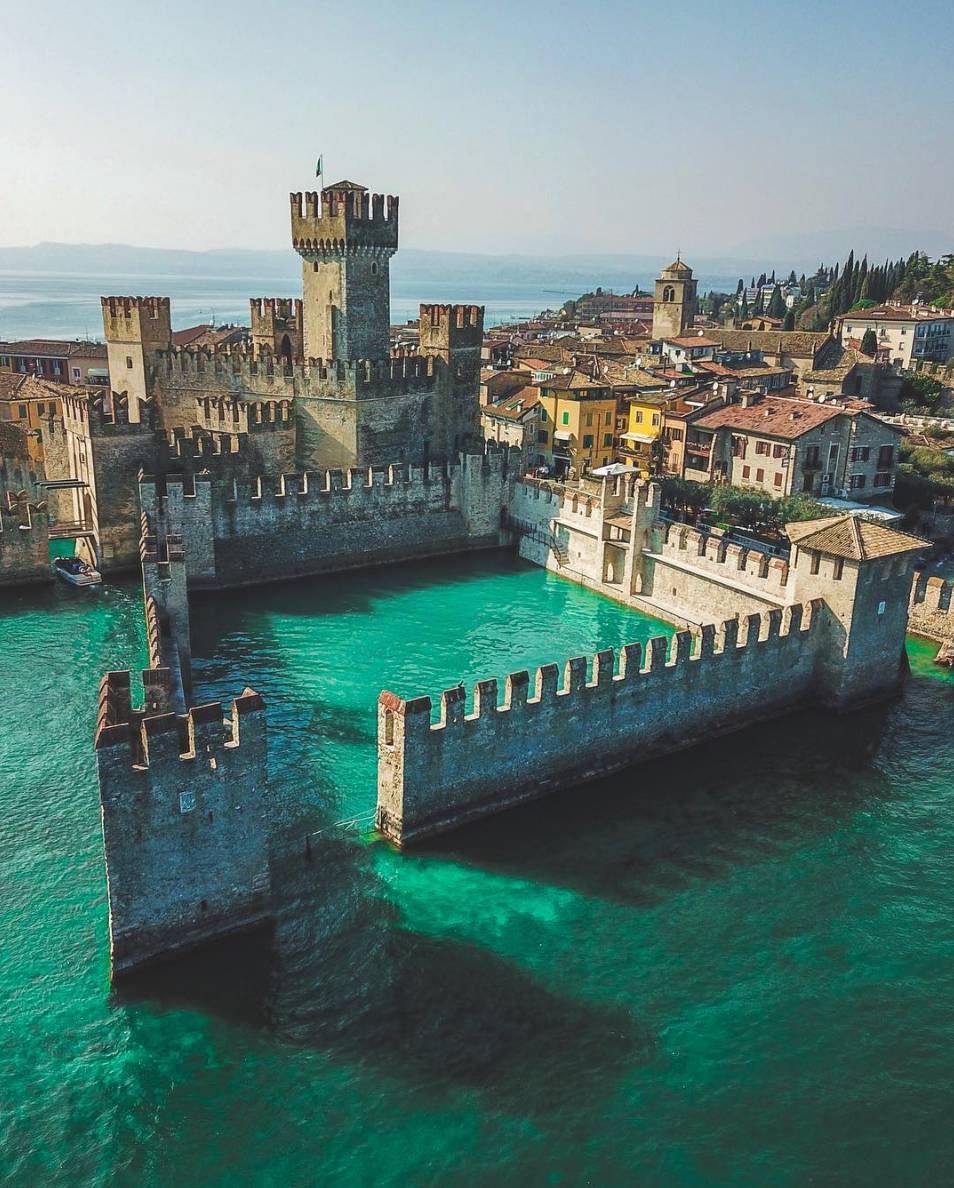 Sinking Castle of Lake Garda, Italy | Scrolller