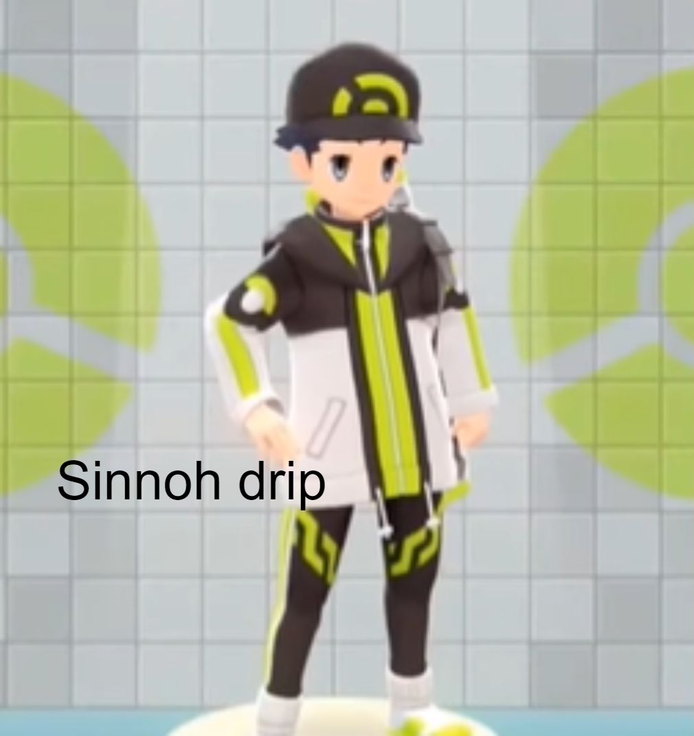Sinnoh drip | Scrolller