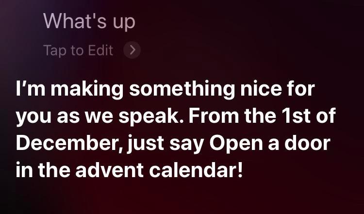 Siri Advent Caleder | Scrolller