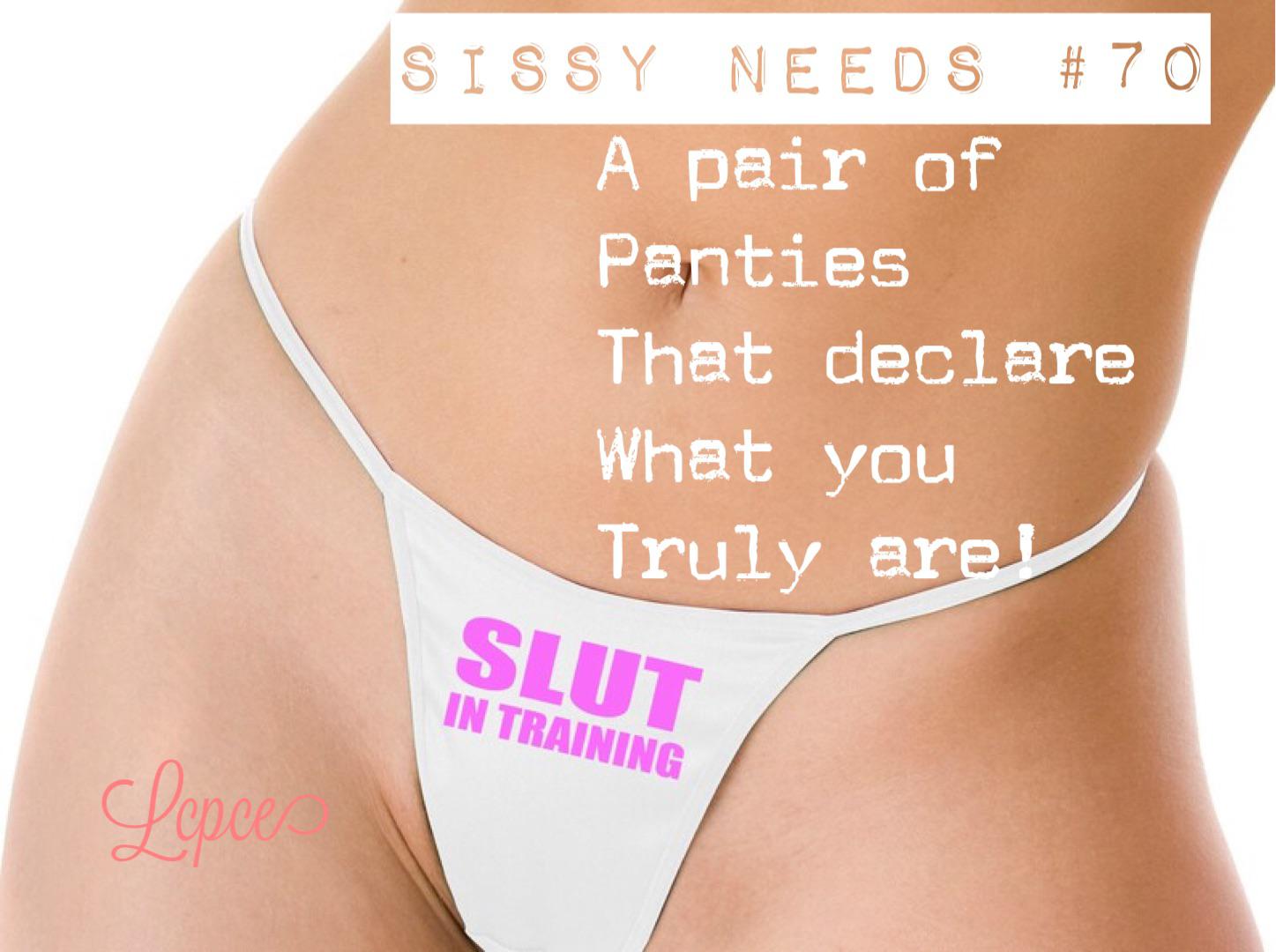Sissy needs | Scrolller