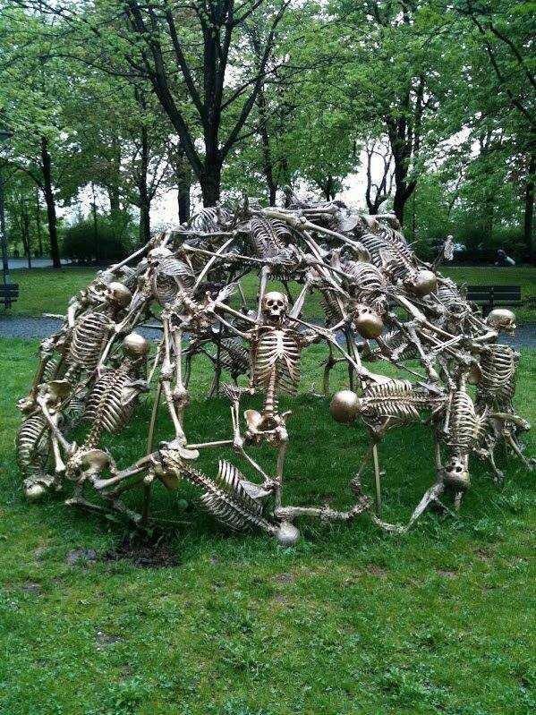 skeleton jungle gym, created by peter riss | Scrolller