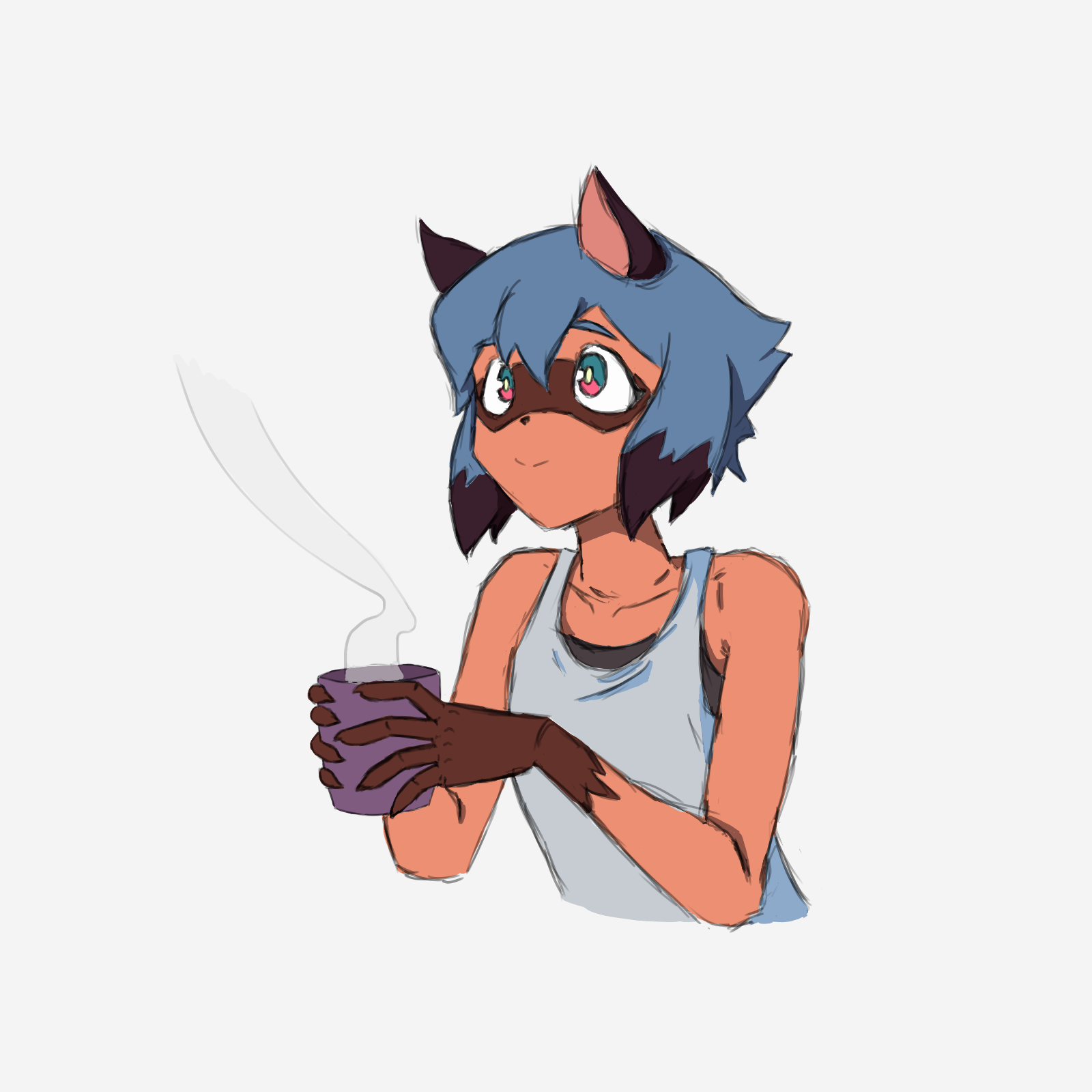 Sketchy artwork of Michiru | Scrolller