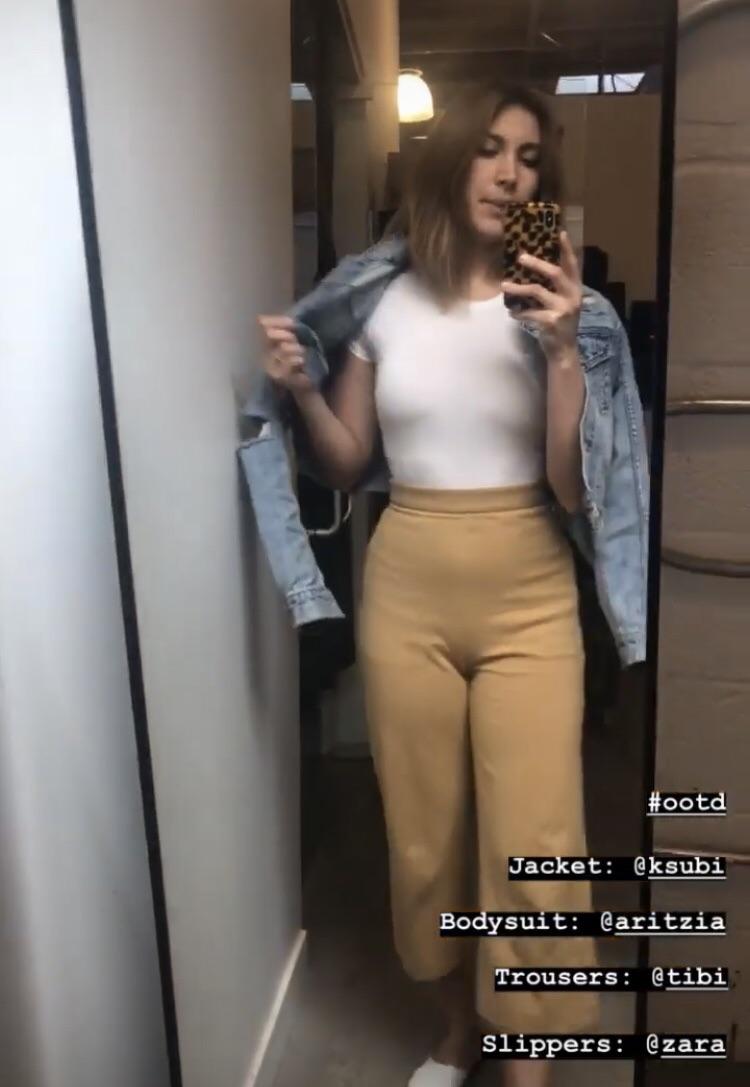 Skin tight and maybe some camel toe?? Maybe? | Scrolller
