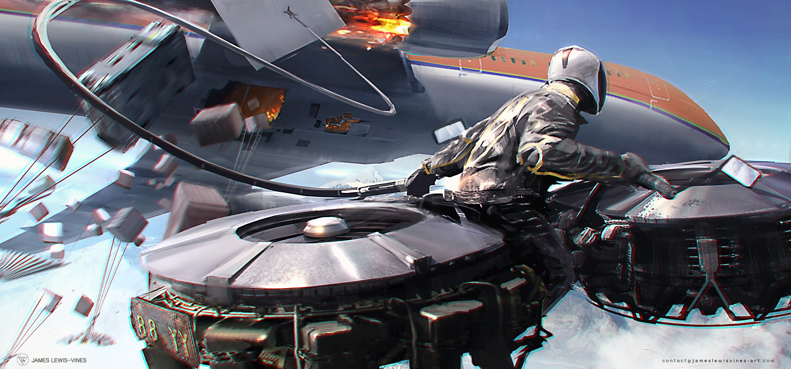 Sky Biker Heist by James Lewis-Vines | Scrolller