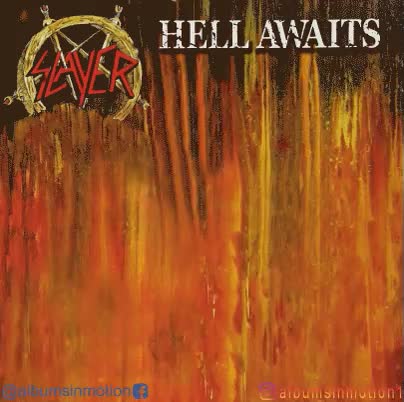 Slayer Hell Awaits animated album cover | Scrolller