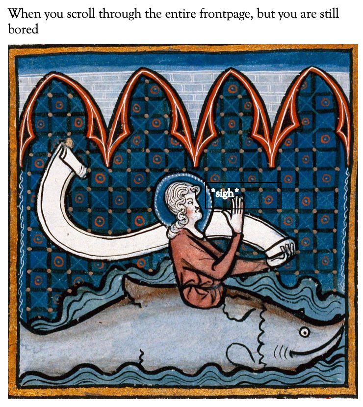 Slow days on reddit... | Scrolller
