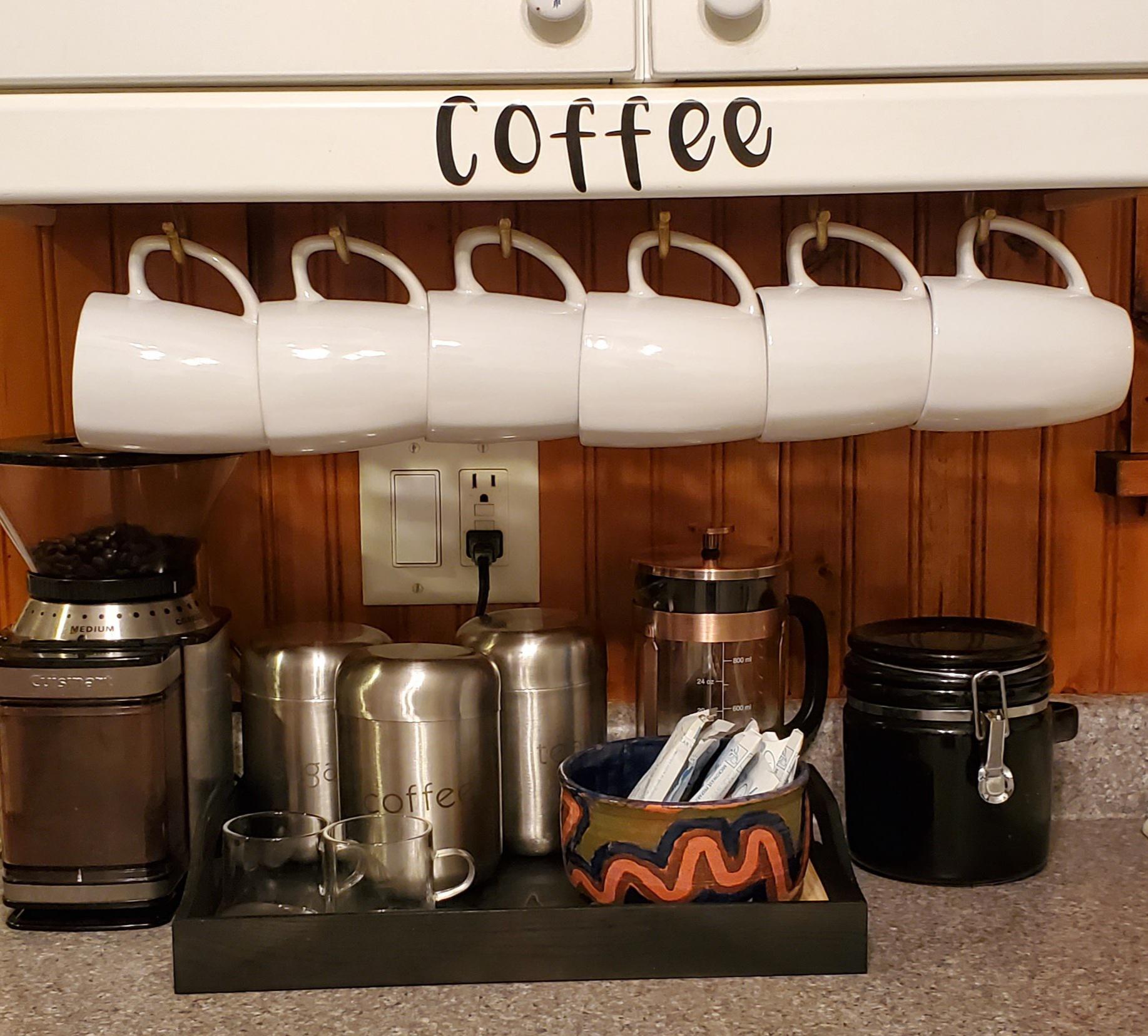 Small coffee station for a small house | Scrolller