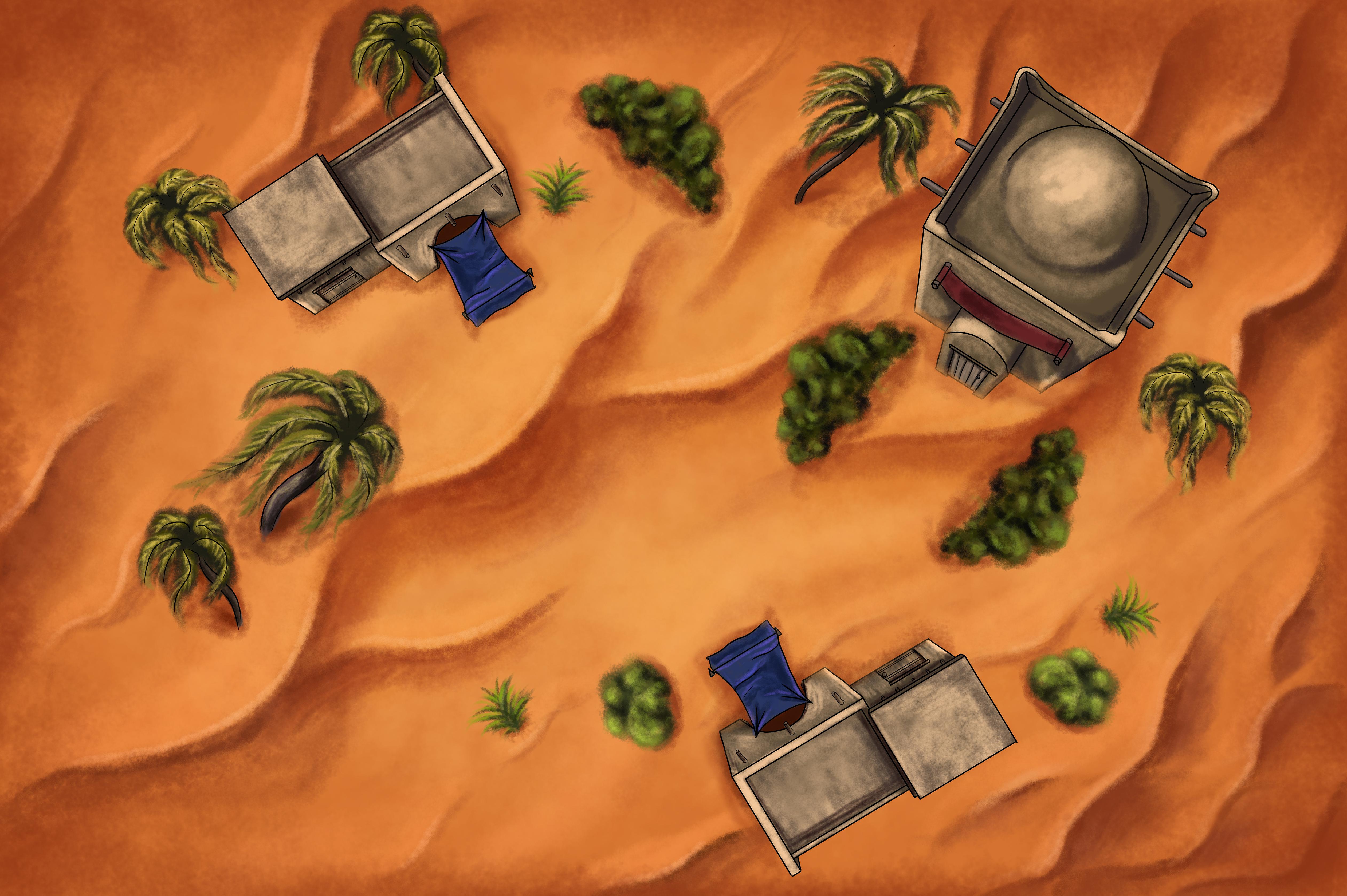 Small Desert Settlement | Scrolller