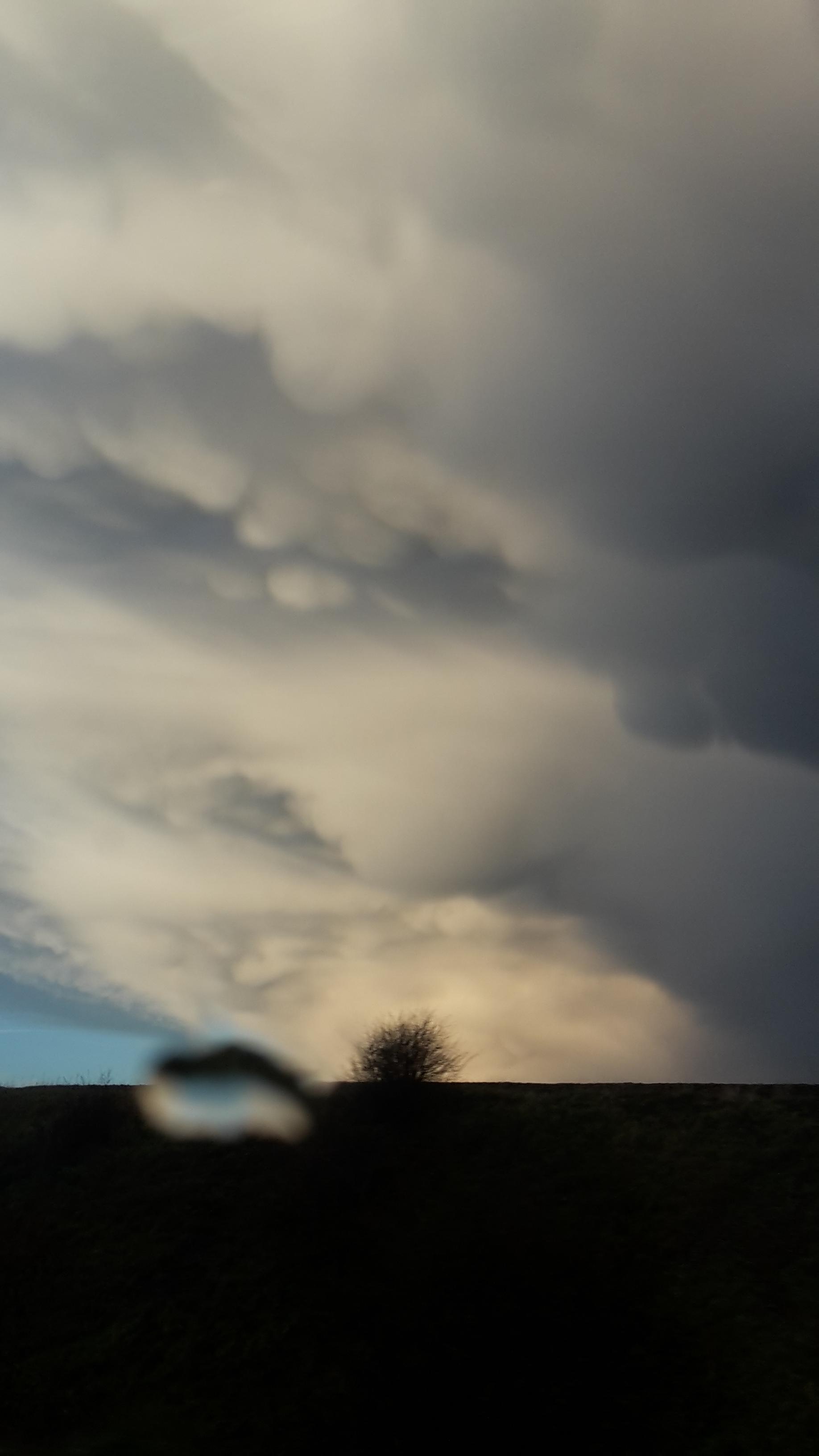 Small storm in Bristol, UK mammantus clouds spotted. | Scrolller